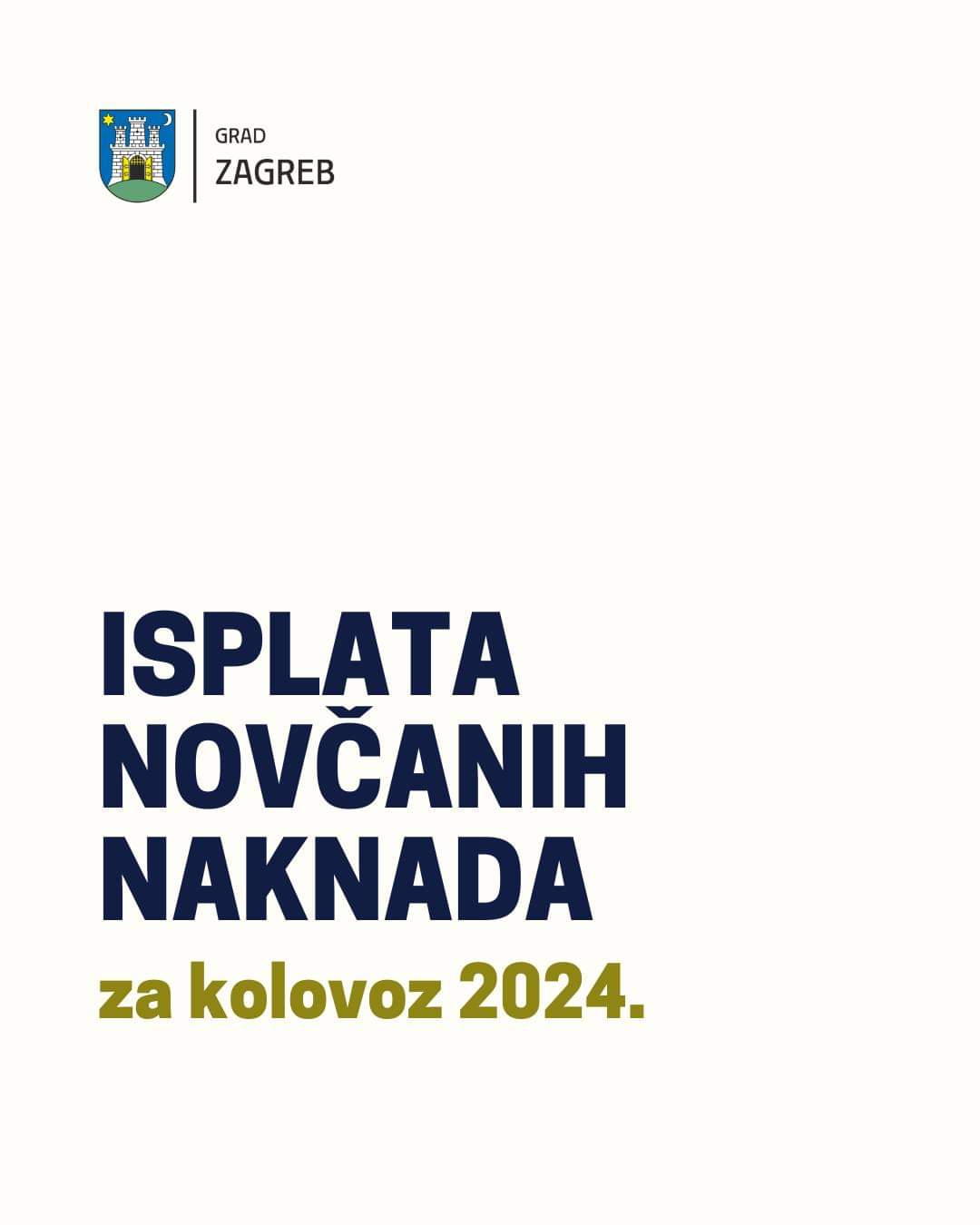 Grad Zagreb: Danas je započela isplata novčane naknade umirovljenicima ...