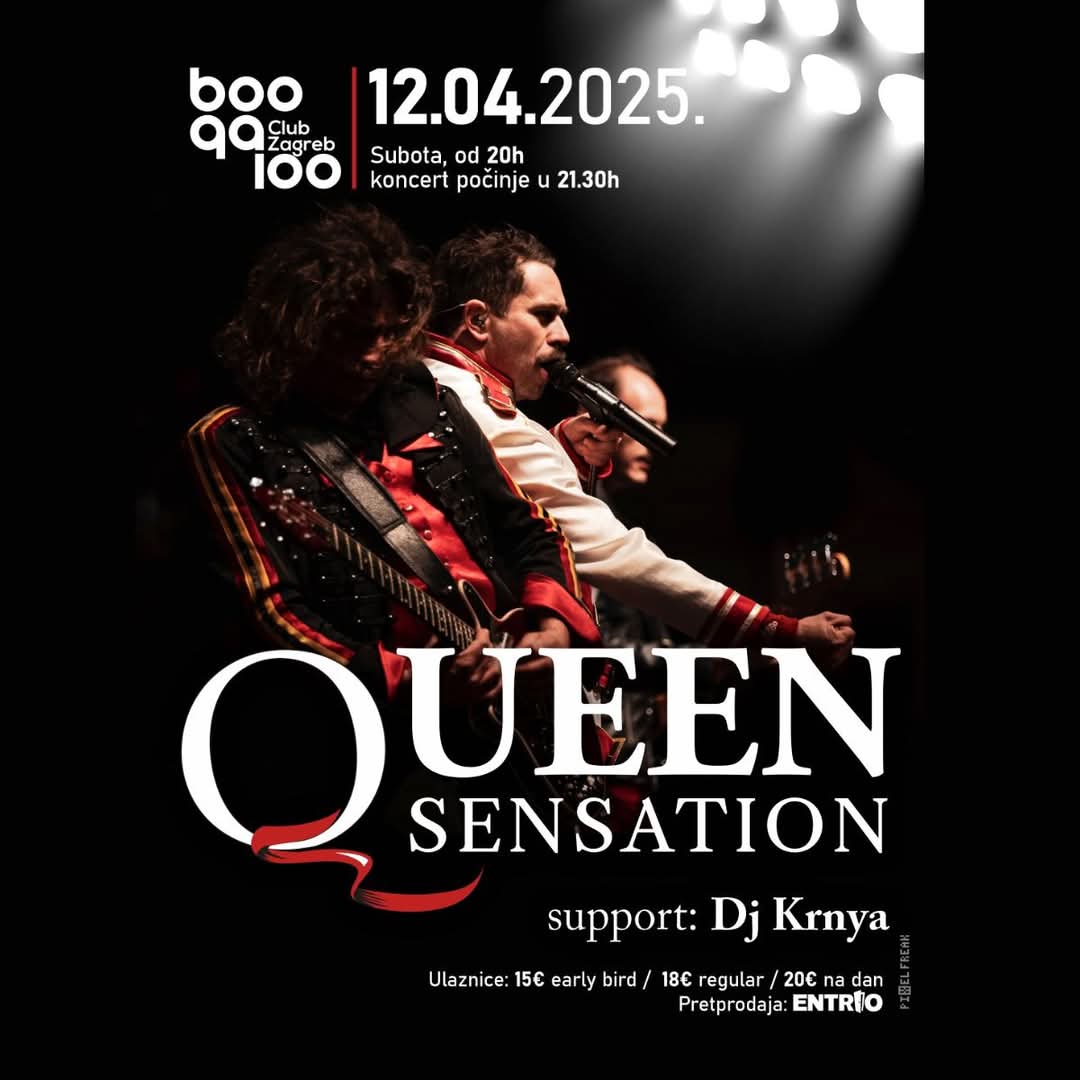Queen Sensation u Boogaloo klubu Zagreb – Najbolji Queen tribute ...