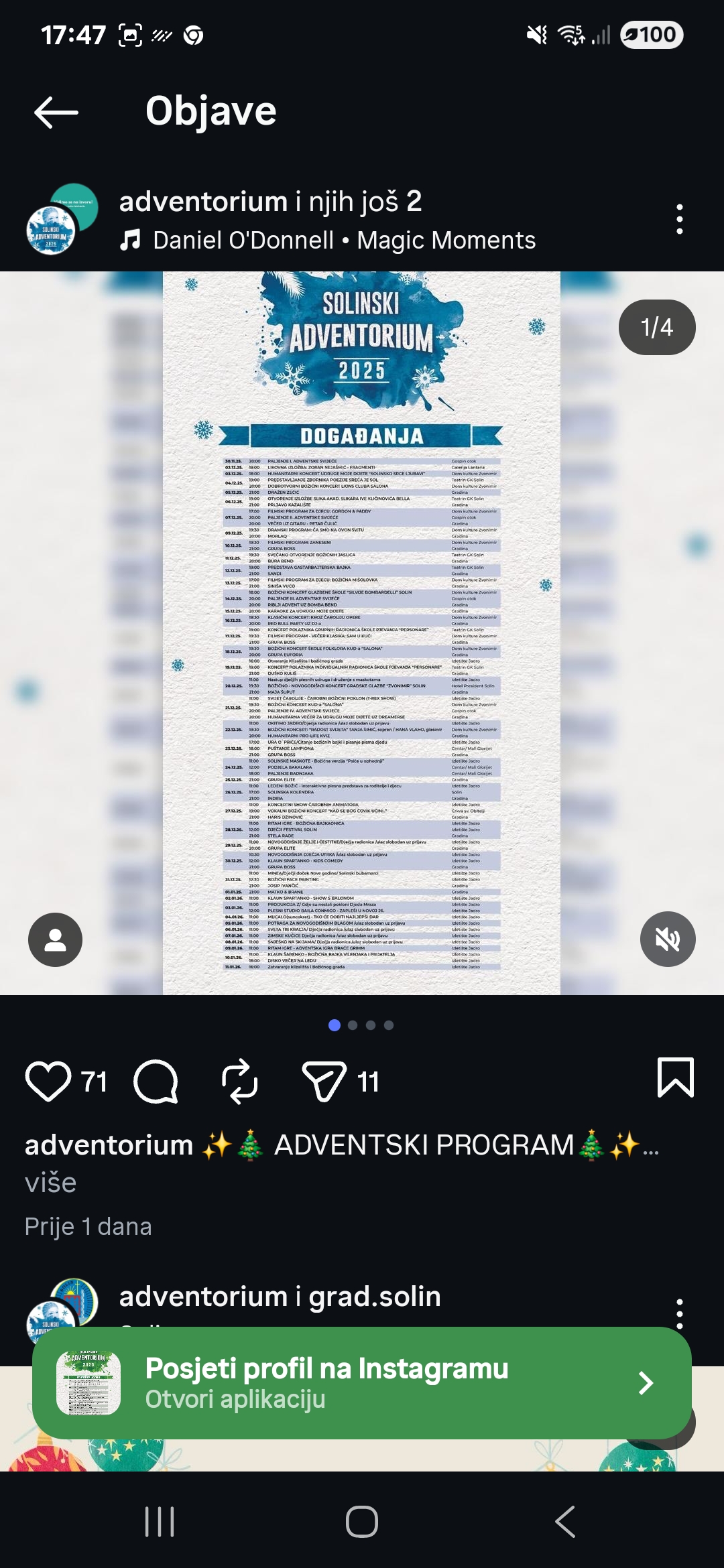 Solin: Adventorium 2025 donosi bogat adventski program – koncerti, radionice i blagdanski ...